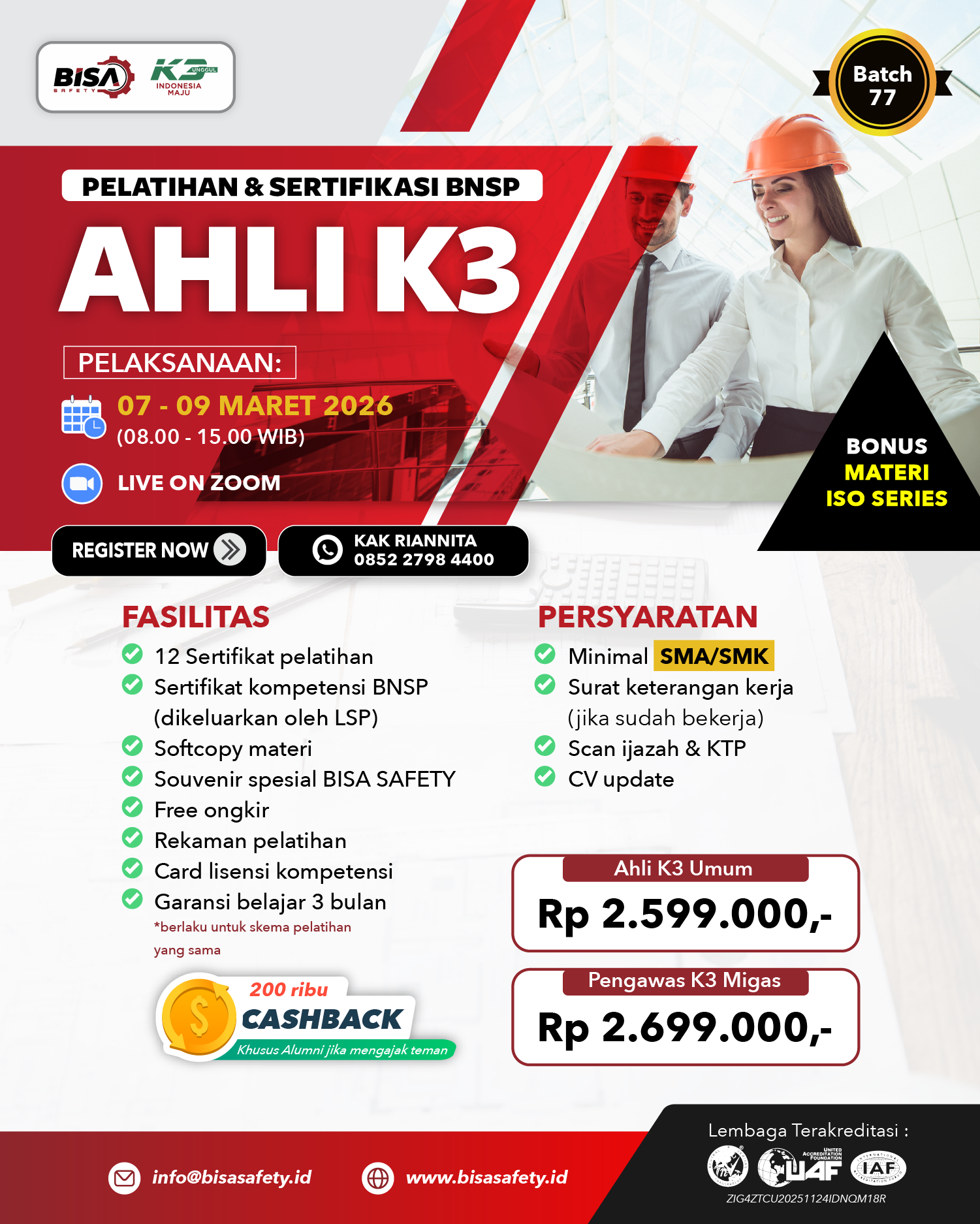 LP AHLI K3 UMUM BNSP | Bisa Safety